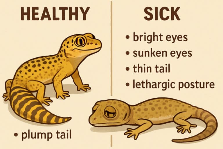 Signs of a Healthy vs. Sick Leopard Gecko (Complete Care Guide)